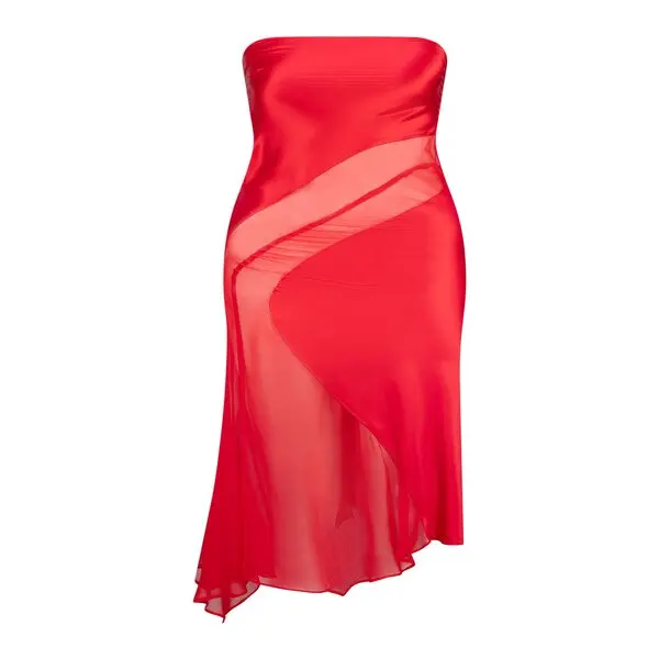 COSTANZO II Strapless Midi Dress