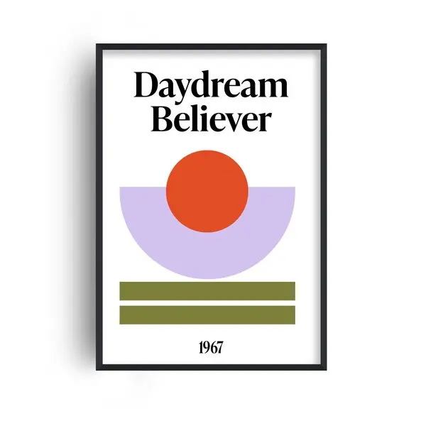FANCLUB Daydream Believer Giclée Art Print - White