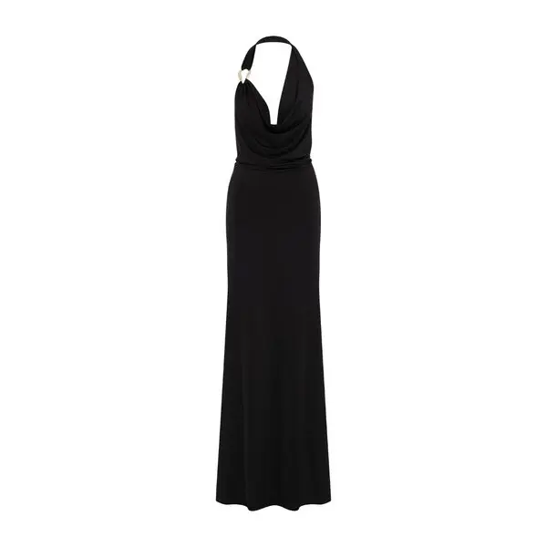 NAZLI CEREN Dakota Long Jersey Dress
