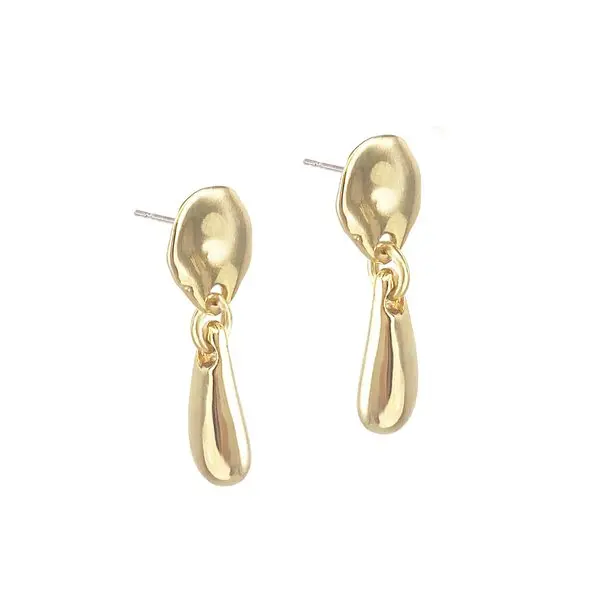 BIKO Splash Drop Stud Earrings - Gold