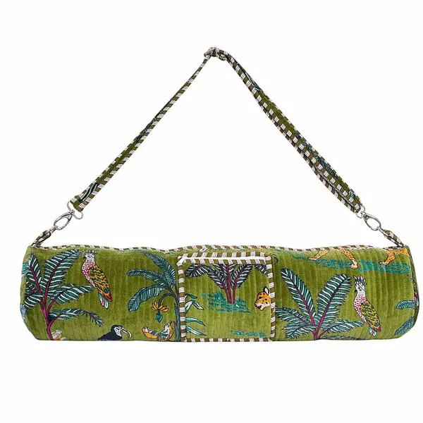 CYC Velvet Yoga Mat Bag - Green