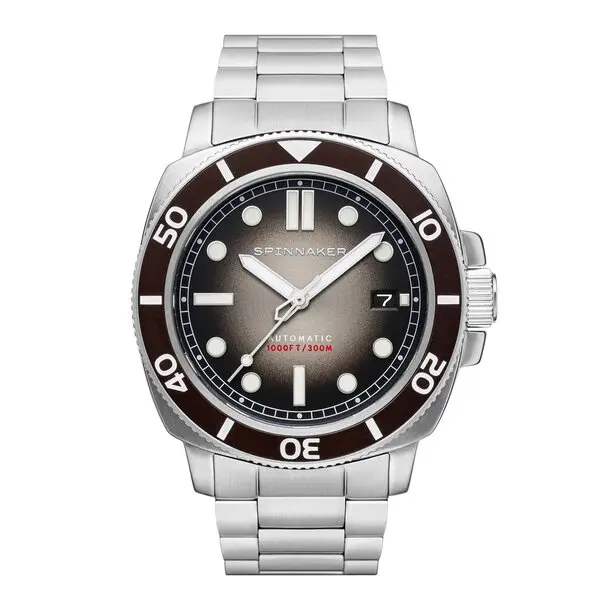 SPINNAKER Hull Diver Japanese Automatic Watch - Brown