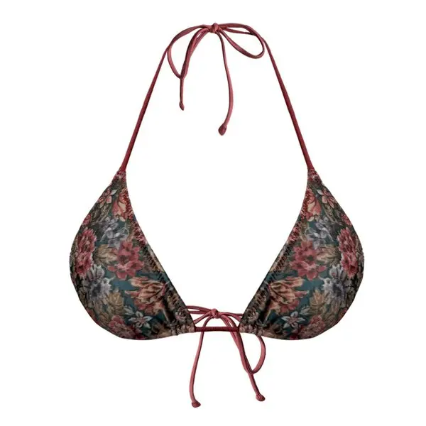NARA SWIM Lulu Reversible Bikini Top - Pink