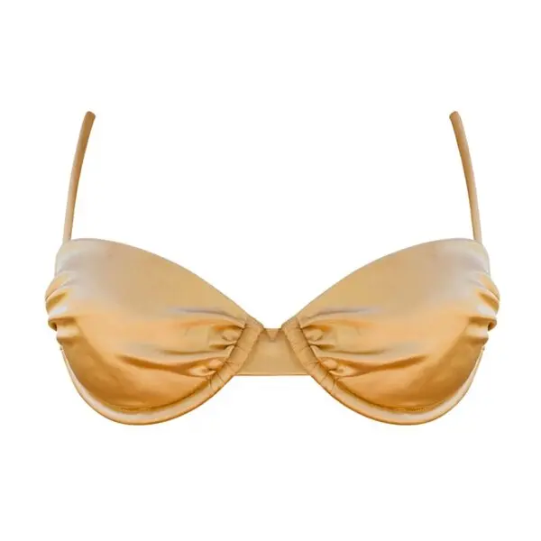 IVY SWIMWEAR Aurora Bikini Top - Gold