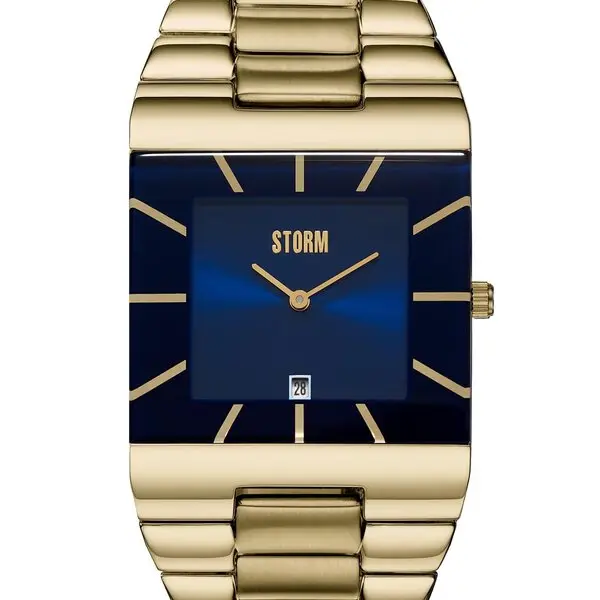 STORM Watch With Stainless Steel Band - Gold
