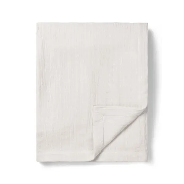 TAMEKO Dale Round Table Cloth - White