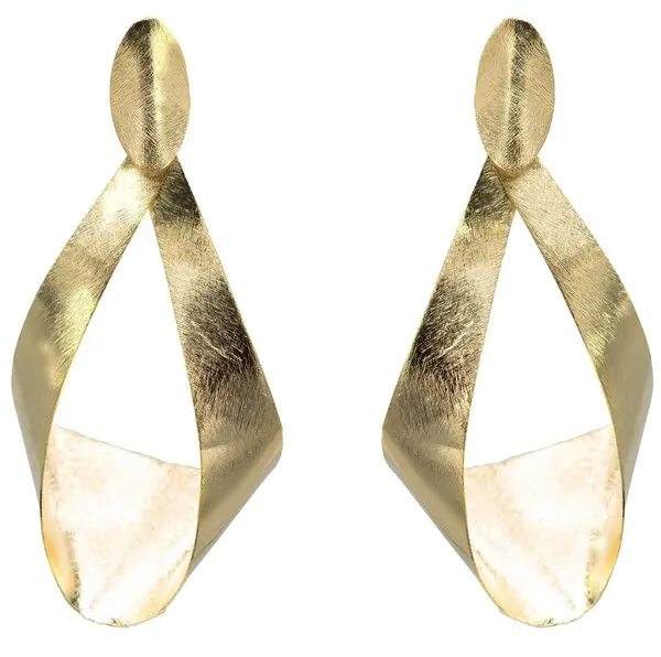 MARCIA MORAN Lee Ann Drop Earrings - Gold