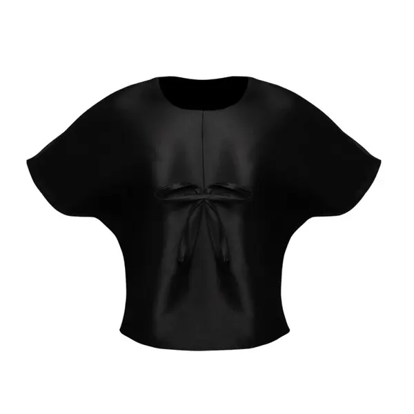 MADEBYZA Sculptural Top With Bow Detail