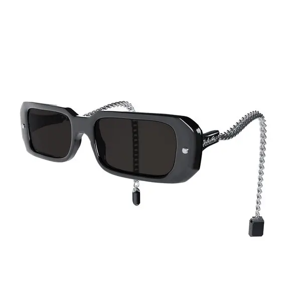 SABATINO Downlow Rectangle Sunglasses - Black
