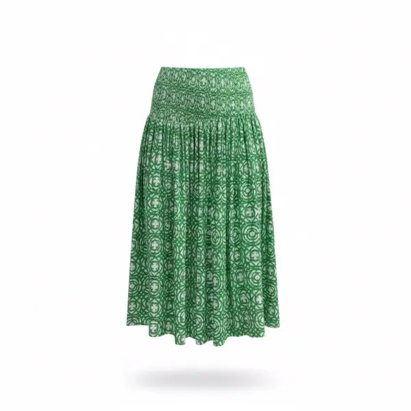 MARY MARSHMALLOW Lattice Long Everyday Skirt