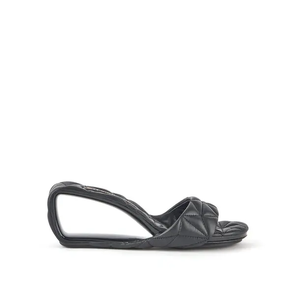 United Nude Mobius Mid Puffy Sandal - Black