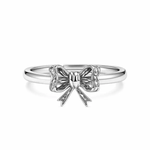 UNALOE Sterling Bow Ring - Silver
