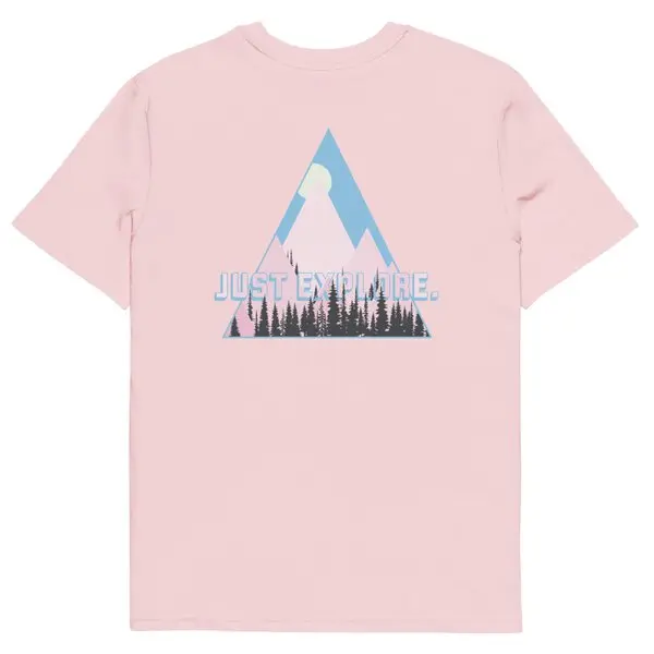 ANCHOR & CREW Just Explore. Seeker Organic Cotton T-shirt - Pink
