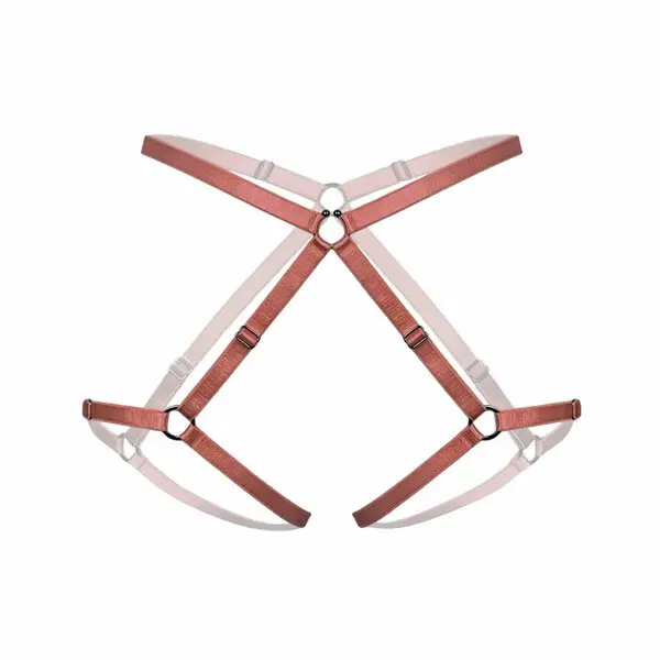 MONIQUE MORIN LINGERIE Rush Harness Sugar - Brown