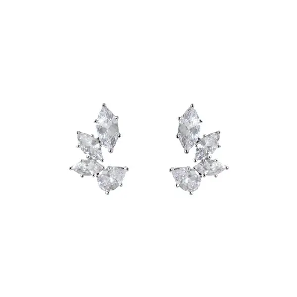 STEPHANIE BROWNE AUSTRALIA Kitty Stud Earrings - Silver