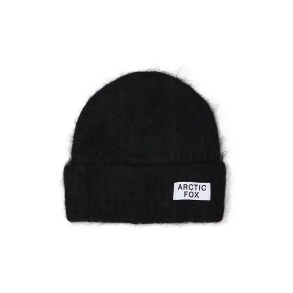 ARCTIC FOX & CO. Mohair Wool Beanie - Black