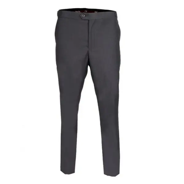 DAVID WEJ Tailored Slim Fit Trousers With Side Adjusters