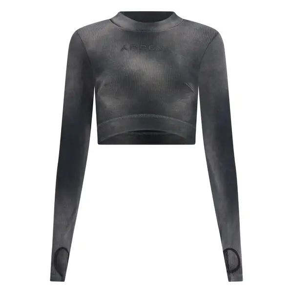 ARDEA Long Sleeve Stealth Crop Top