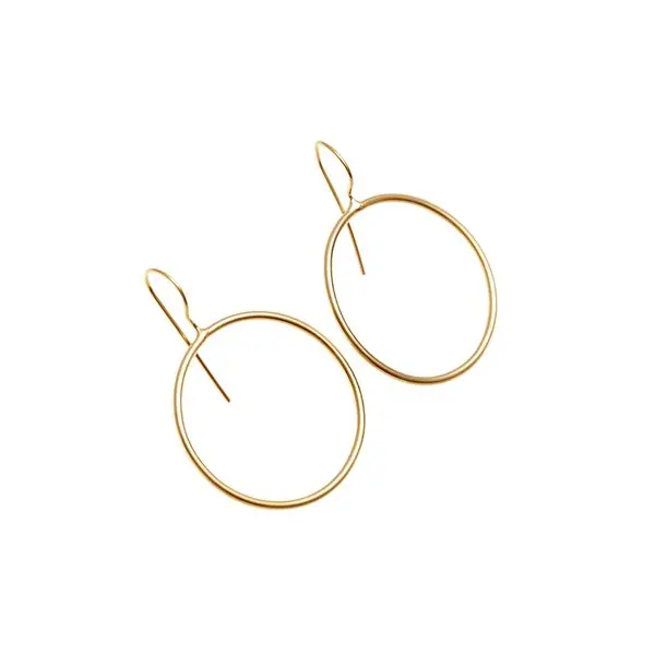 LES REINES The Gracious Minimalist Earrings - Gold