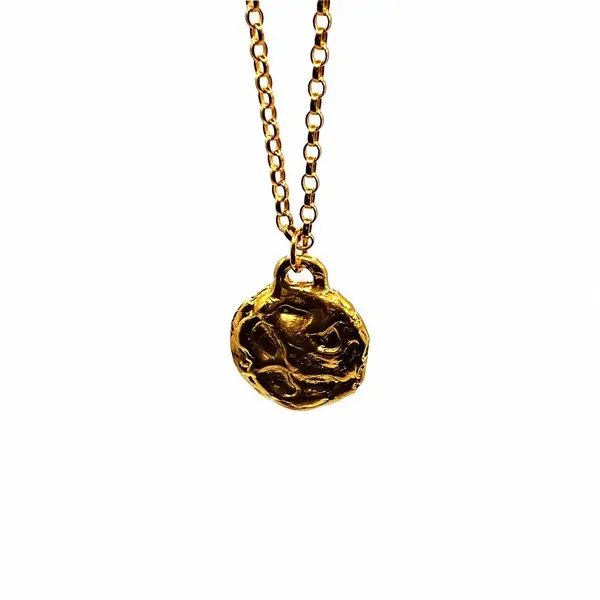 MOCA JEWELLERY Moon Pendant Vermeil - Gold