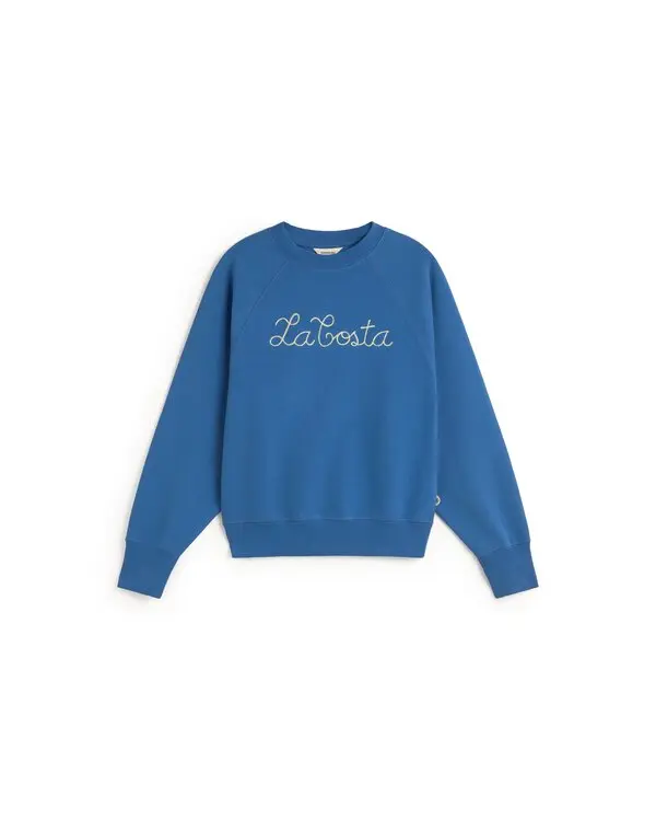 THINKING MU Hand-embroidered Cotton Sweatshirt