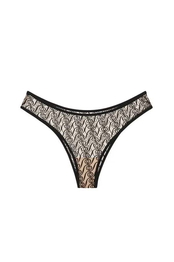 GOD SAVE QUEENS Neutrals Alizee Panties Nude - Brown