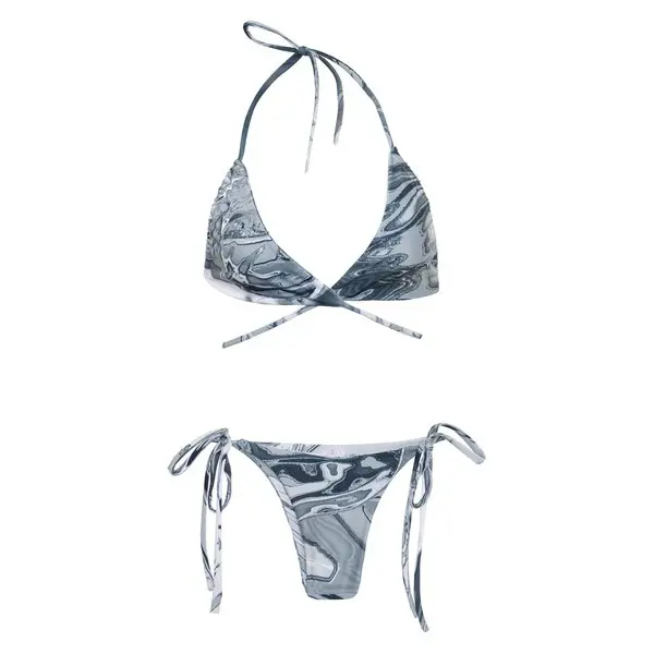 PALOMA LIRA Jan Print Bikini - Grey