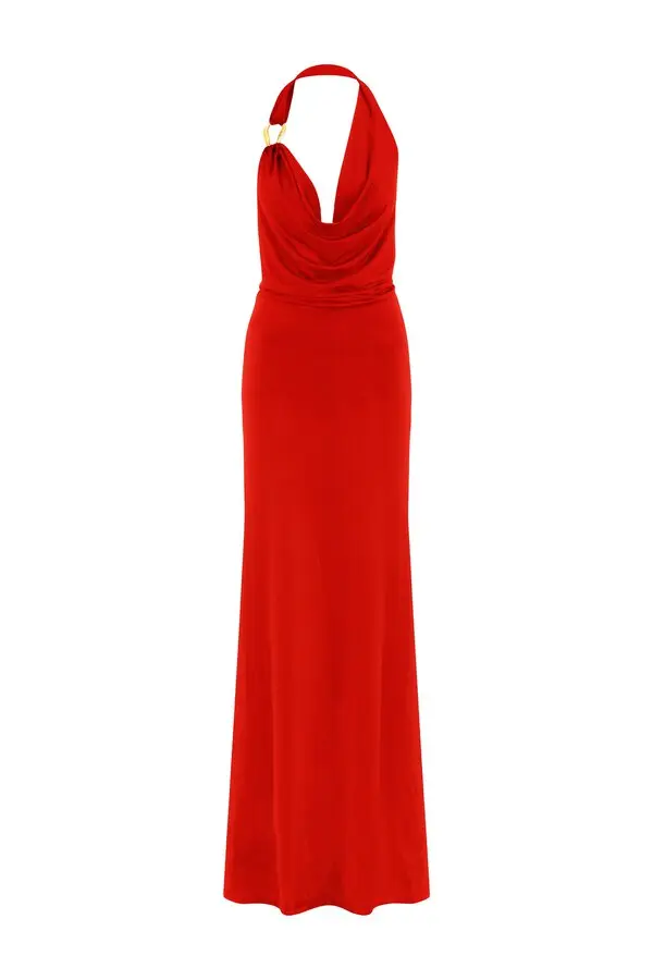 NAZLI CEREN Dakota Long Jersey Dress