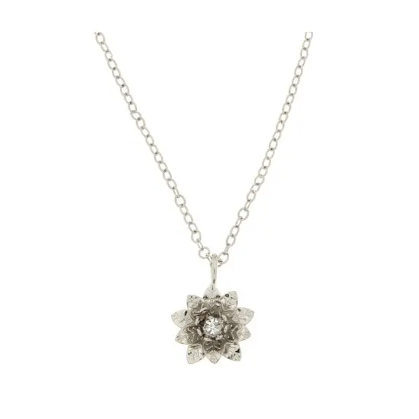ROSASPINA FIRENZE Narciso Swarovski Crystal Necklace - Silver