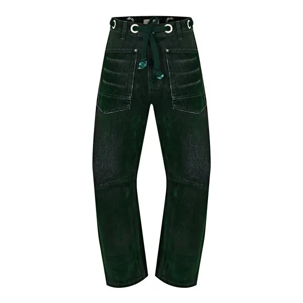 GOC DENIM Barrel Jeans - Green