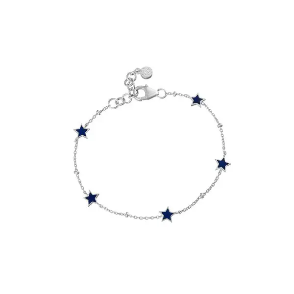 MOON LONDON Starlight Adjustable Bracelet - Silver