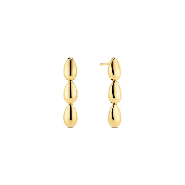 SIF JAKOBS JEWELLERY Goccia Pianura Medio Earrings - Gold