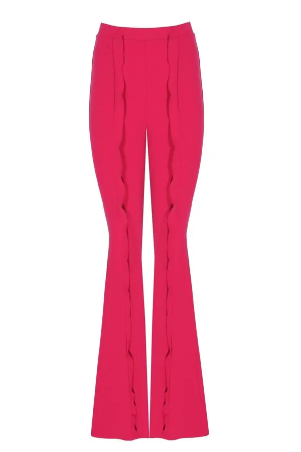 NO'DESIGN Ruffled Flared Pants
