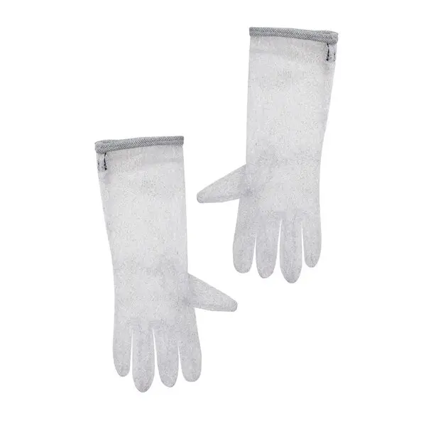 AZIMA MUSAYEVA Bijou Gloves - Silver