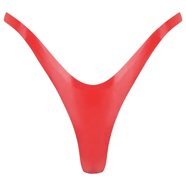 ELISSA POPPY Latex G-string - Red