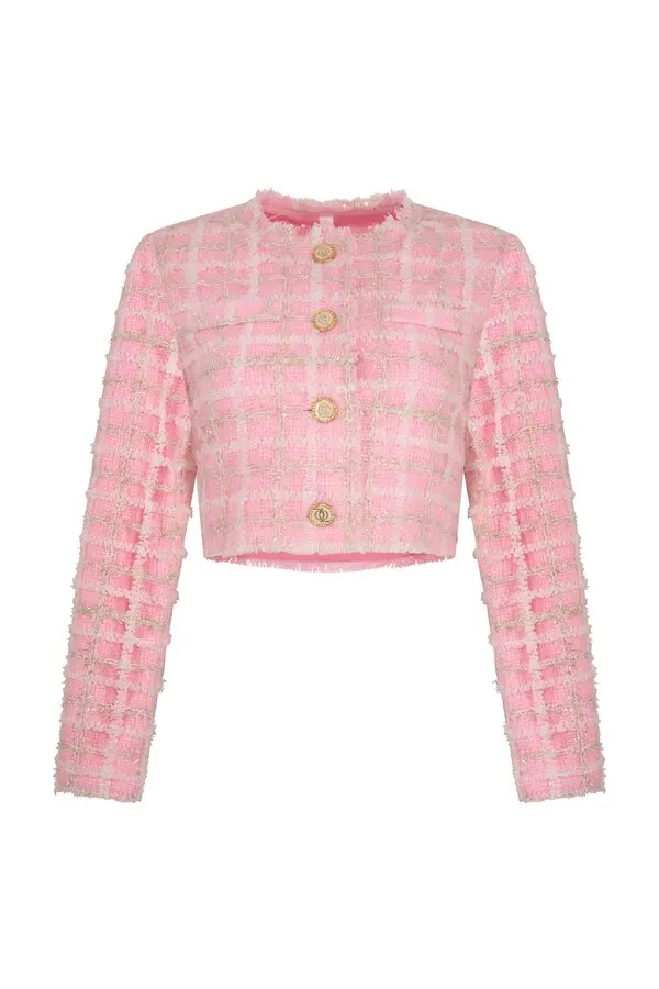 GOD SAVE QUEENS High Priority Tweed Jacket