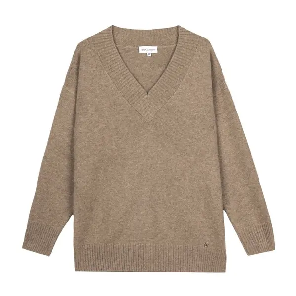 BEL CASHMERE Alma Cashmere Toasted Sweater