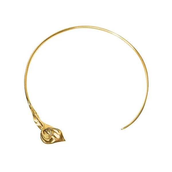 ALEGORIA JEWELLERY Calla Flower Choker - Gold