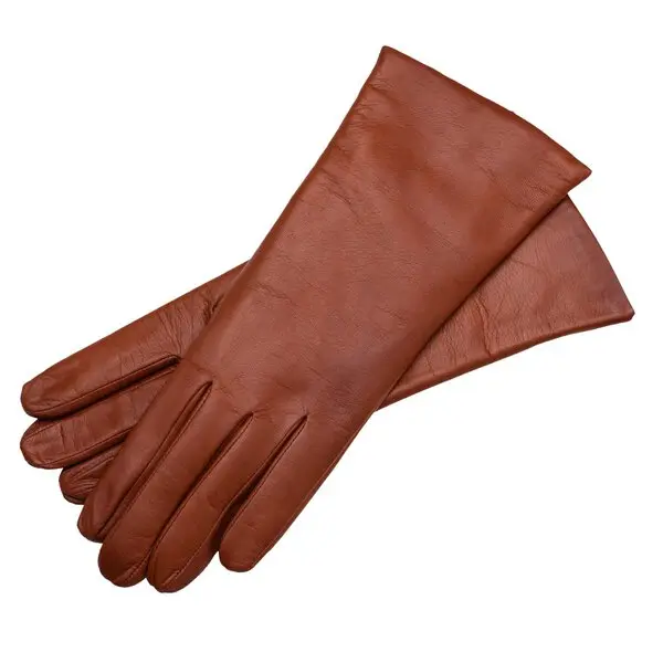 1861 GLOVE MANUFACTORY Minimalist Nappa Leather Gloves - Brown