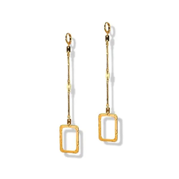 JAREDJAMIN Lattice Of Gladys Drop Earrings - Gold