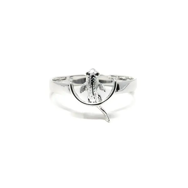 NASI SILVER Neshama Fish Ring - Silver