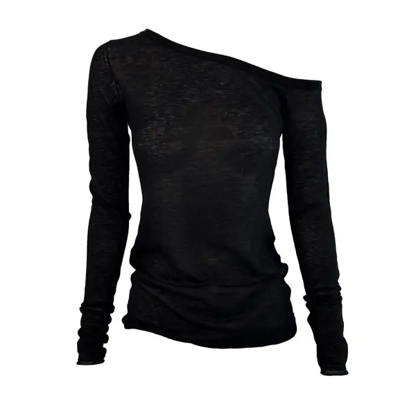Vænn Remsen One Shoulder Knit - Black