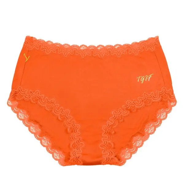 Uwila Warrior Soft Silk Days Of The Week Briefs Tgif- Spicy - Orange