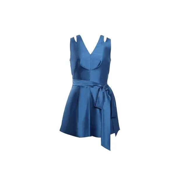 EMMA WALLACE Jasmine Romper - Blue