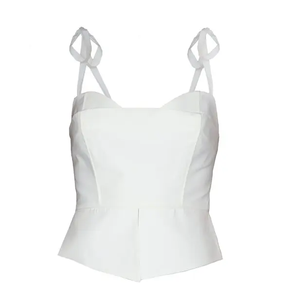 MA MULIER Pia Corset Bustier - White