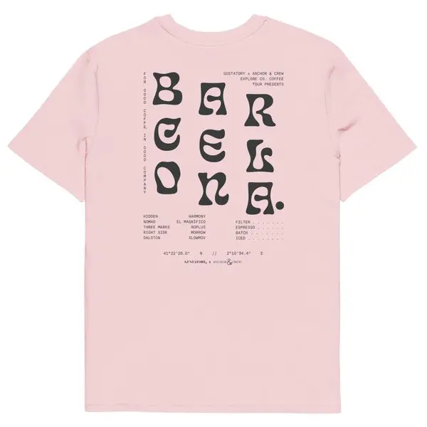 ANCHOR & CREW Cotton Embroidered T-shirt - Pink