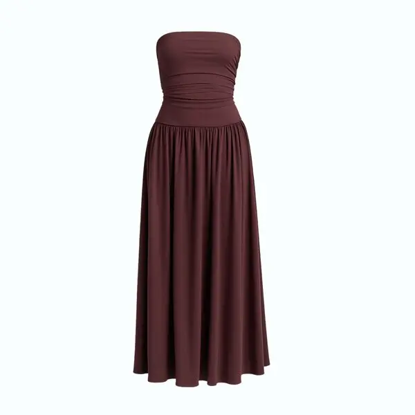 MONLICIA Aluna Strapless Maxi Dress