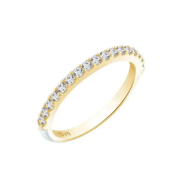 DIAMONBLISS Swarovski Zirconia Half Eternity Ring - Yellow