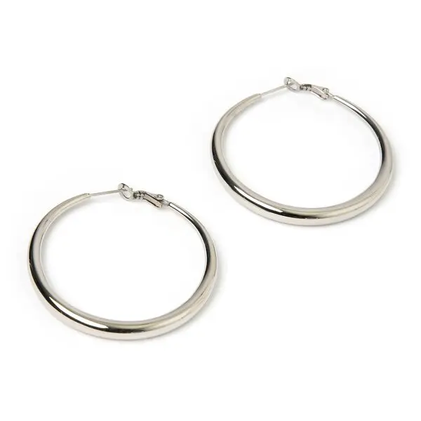 ARMS OF EVE Riley Hoop Earrings - Silver