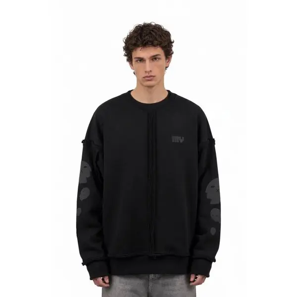 MYSIMPLICATED Oversized Cotton Crewneck Sweatshirt